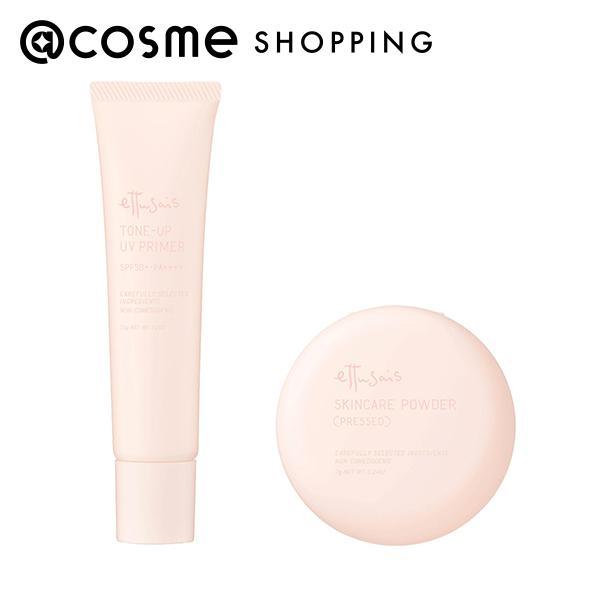 【セット内容】・エテュセ トーンアップ UVプライマー トーンアップベージュ（容量35g）・エテュセ スキンケアパウダー（プレスト）クリア（容量7g）●エテュセ トーンアップ UVプライマー〇肌の内側から光があふれるような、透明ツヤ肌仕上が...
