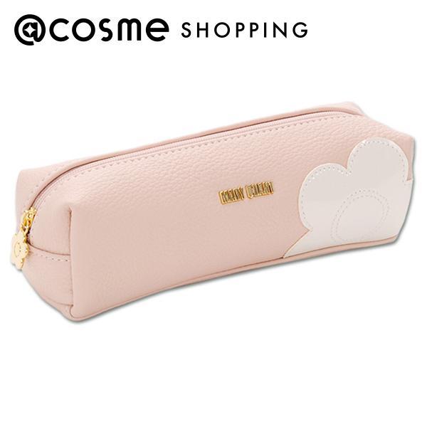 マットでシボ感のある合皮に、エナメルのデイジー・パッチが映えるシリーズ。ゴールドのロゴ金具をアクセントに効かせて、上品に仕上げました。同色のデイジーを組み合わせたクールなブラック、ホワイトのデイジーがガーリーな雰囲気のピンクの2色展開。大き...