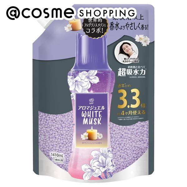 ２５年春、アロマジュエルは大人気の香り「ホワイトムスク」バージョンを発売。 　●世界的フレグランスメゾンとコラボ。●柔軟剤以上、香水よりやさしく香る。●髪ふくタオルの水分さらっと吸収(※1)。●柔軟剤と比べて、超吸水(※1)&amp;香り長...