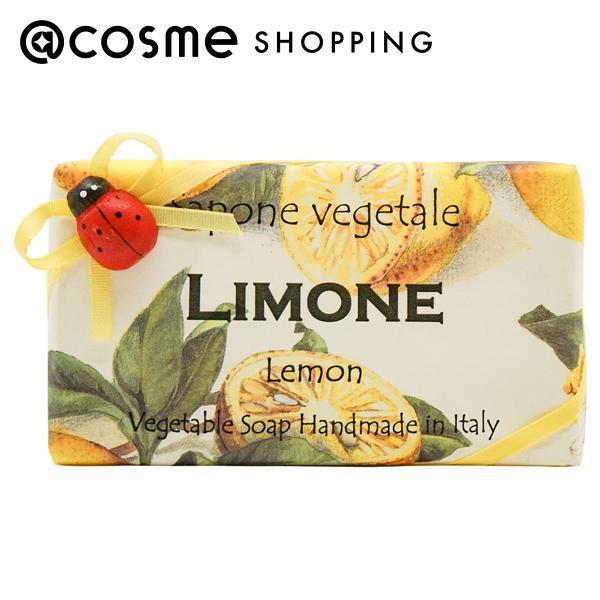【 フレッシュなレモン香り 】爽やかさたっぷりの レモンの香り【 アルキミアクラシックソープ 九つのPOINT! 】1. てんとう虫の石けん ハンドメイド in ltaly2. 16種類の香り ユニークな香り3. 植物由来の原料使用 天然成...