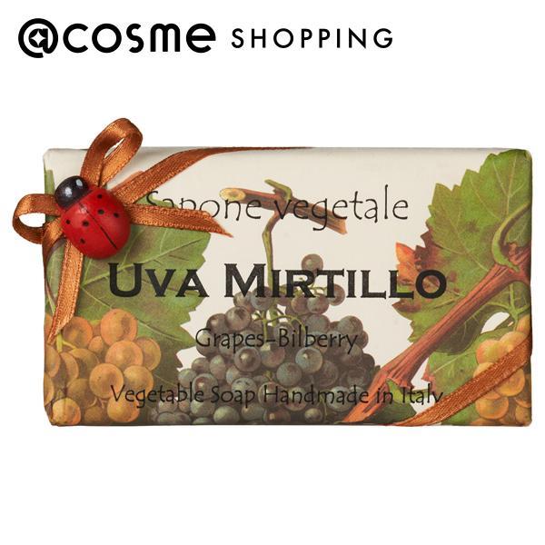 【 フレッシュで甘く、少し酸味のある香り 】甘酸っぱいブドウの香り【 アルキミアクラシックソープ 九つのPOINT! 】1. てんとう虫の石けん ハンドメイド in ltaly2. 16種類の香り ユニークな香り3. 植物由来の原料使用 天...