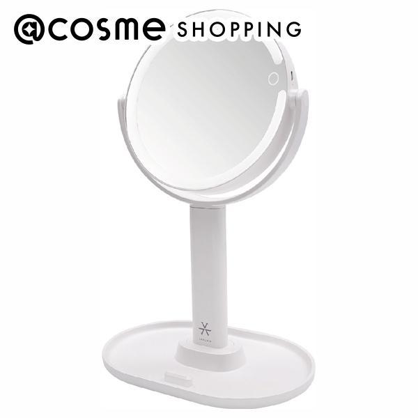 スマホスタンドにもなる小物を置ける便利なトレー付き。3色LEDライト調色調光機能や小物を置けるトレーとスマホを置けるスタンド付きミラー。充実した仕様で、快適な毎日へ。◆等倍と5倍拡大の両面ミラー等倍と5倍の拡大鏡で細部までお顔を確認できる。...