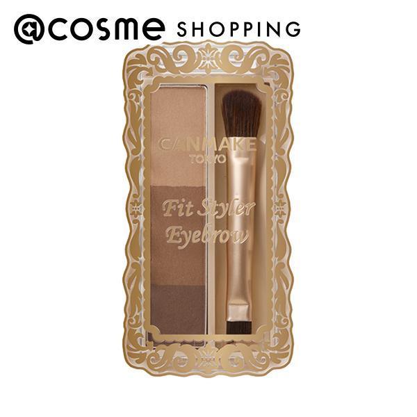 濃淡3色のパウダーを混ぜることで、自分にぴったりな眉色に調節できるアイブロウパウダー。しっとりした粉質のため粉どれが良く、しっかり高発色を長時間キープ！一番淡い色はノーズシャドウにもおすすめなカラー。丸カットの太ブラシ×斜めカットの細ブラシ...