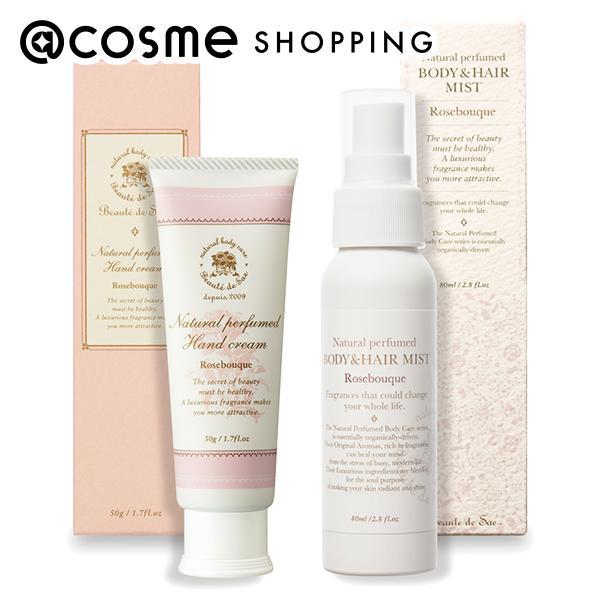 【セット内容】・ハンドクリーム(ローズブーケ)50g・ボディ&amp;ヘアミスト(ローズブーケ)80mlお気に入りの香りを、いつもそばに。ロングセラーのハンドクリームとミストがセットに。可愛らしいローズブーケの香りが優しく広がります。【ハン...