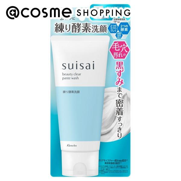 suisai が導いた こだわりの「練り上げ製法」毎日の毛穴ケアに　練り酵素洗顔分解吸着洗浄cp(2つの酵素&amp;2つのミクロクレイ&amp;皮脂洗浄成分)※1をじっくり練り込んだペースト状の洗顔料。泡立てると 濃厚な泡に変化し 毛穴・...