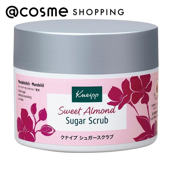 古い角質を優しく落とし、うるおいのある肌へ。・シュガーの小さい粒子が、優しく汚れを落としお肌に潤いも与えてくれます。天然植物オイル配合で角質まで浸透し柔らかい肌へと導きます。・スイートアーモンド：最も高価な植物オイルのひとつ「アーモンドオイ...