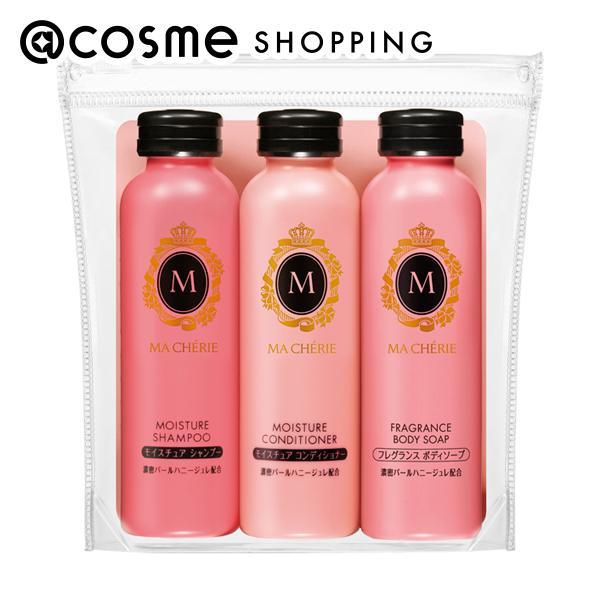 【セット内容】・フレグランス ボディソープ f 50mL・モイスチュア シャンプー EX f 50mL・モイスチュア コンディショナー EX f 50mL心地よい香りと、うるおいつや肌の毎日を。ボディソープ、モイスチュアシャンプー・コンディ...