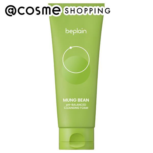 韓国国民に愛されるbeplainのヒーロー商品。洗浄力の高い緑豆に、アミノ酸成分配合で肌への刺激を最小限に。細かく柔らかい粒子の緑豆粉を洗顔料に入れることで毛穴の老廃物、皮脂をしっかり洗浄。スキンケア・基礎化粧品 ＞ 洗顔料 ＞ 洗顔フォーム