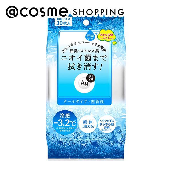 超クールでひんやり爽快！汗もニオイも全身すっきり、持続型クールエッセンス配合。汗臭・ストレス臭・ベタつき・汚れ・ニオイ菌まで拭き消す！白くならずにさらさら肌続く（銀含有アパタイト）。冷感ー3．2℃（拭いた直後の肌表面の温度）。顔・体に使える...