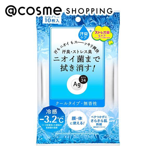 超クールでひんやり爽快！汗もニオイも全身すっきり、持続型クールエッセンス配合。汗臭・ストレス臭・ベタつき・汚れ・ニオイ菌まで拭き消す！白くならずにさらさら肌続く（銀含有アパタイト）。冷感ー3．2℃（拭いた直後の肌表面の温度）。顔・体に使える...