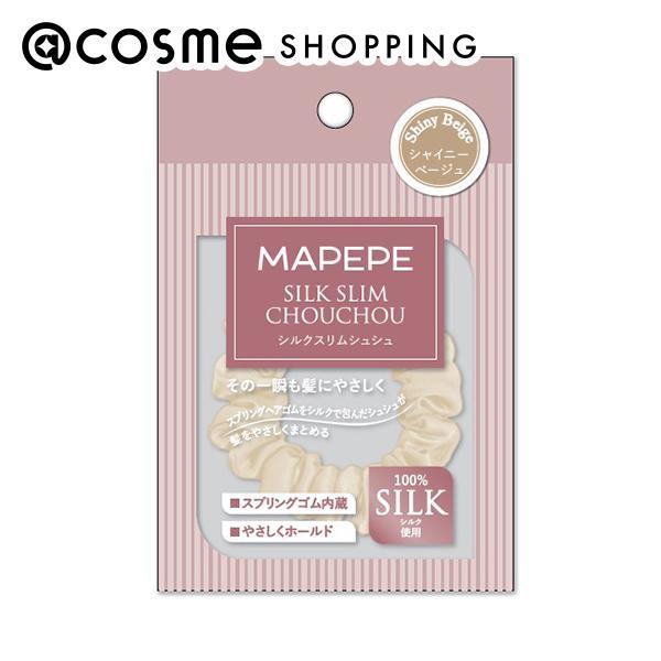 ―髪をやさしくまとめる― スプリングヘアゴムをシルクで包んだシュシュ●100% SILK(シルク)使用　●スプリングヘアゴム内蔵 　伸縮性に優れたくるくるのスプリングヘアゴム内蔵：シュシュの中にスプリングヘアゴムが入っているからゆる巻きでも...