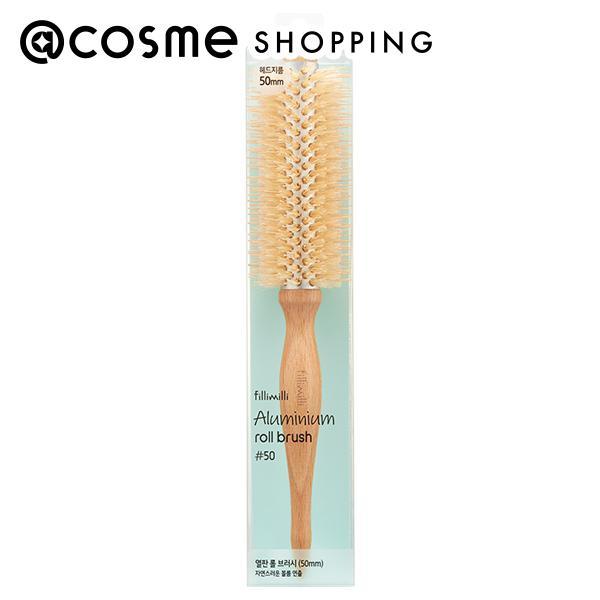 50mmのアルミバレルは、髪に熱をしっかり伝えて内巻きカールを簡単に形成。長めの毛束にも、ふんわりボリュームをONでき、軽量のウッドハンドルで扱いやすさも抜群！ヘア・ヘアケアグッズ ＞ ヘアブラシ ＞ ヘアブラシ