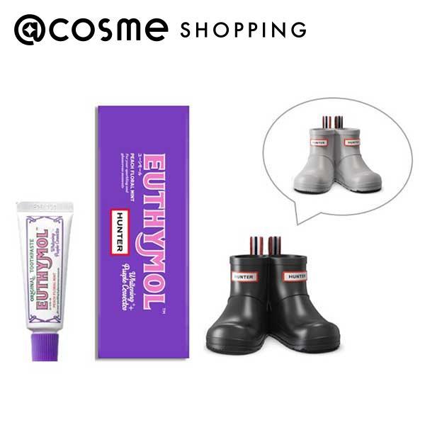 【セット内容】・ホワイトパープル ピーチフローラル 106g (医薬部外品) 販売名：ユーシモール歯磨（WPP）・ホワイトパープル ピーチフローラル 20g (医薬部外品) 販売名：ユーシモール歯磨（WPP）・ブーツスタンド（ブラック or...