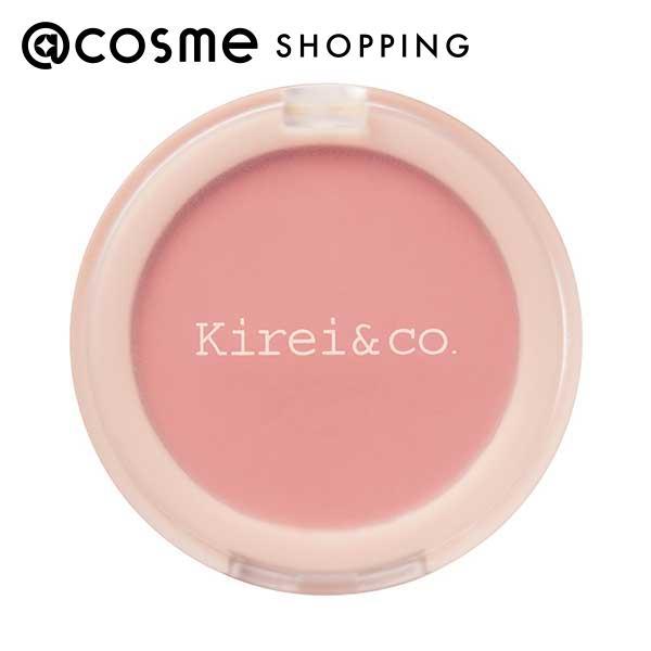ソフトなタッチ感と軽いテクスチャーで、チークだけでなくアイシャドウとしても使用できます。Kirei＆co.ハイライト・シェーディング用ブラシでのせると自然な血色感に仕上がります。メイクアップ ＞ チーク ＞ パウダーチーク