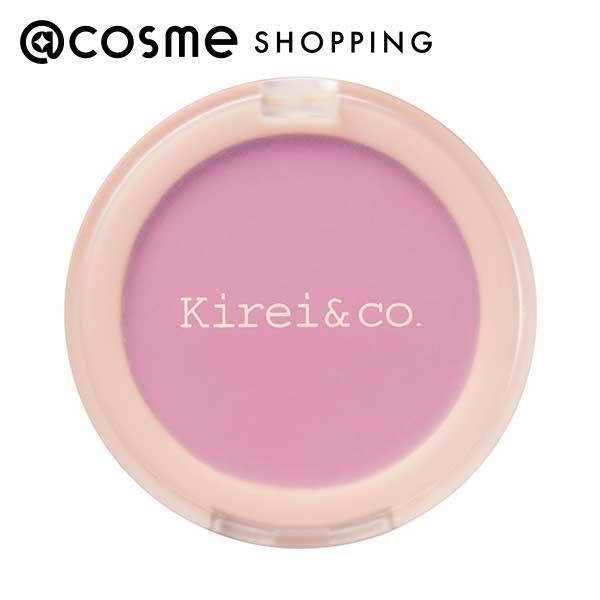 ソフトなタッチ感と軽いテクスチャーで、チークだけでなくアイシャドウとしても使用できます。Kirei＆co.ハイライト・シェーディング用ブラシでのせると自然な血色感に仕上がります。メイクアップ ＞ チーク ＞ パウダーチーク
