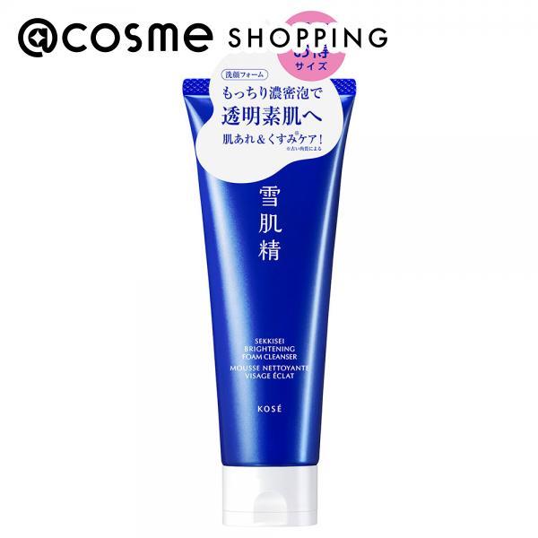 甘草由来の有効成分で、肌あれ・にきびを防ぐ。くすみ*の原因まで取りのぞく薬用洗顔フォームBIGサイズ。*古い角質による（医薬部外品）【販売名】薬用雪肌精  ブライトニング  クリーム ウォッシュスキンケア・基礎化粧品 ＞ 洗顔料 ＞ 洗顔フォーム