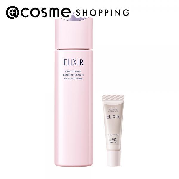 ［セット内容］・エリクシール  ブライトニング  ローション  しっとりタイプ  ｃa（医薬部外品）  化粧水  170mL・エリクシール  デーケアレボリューション  ブライトニング  ＋  ｂａ（医薬部外品）  日中用乳液    ミニサ...