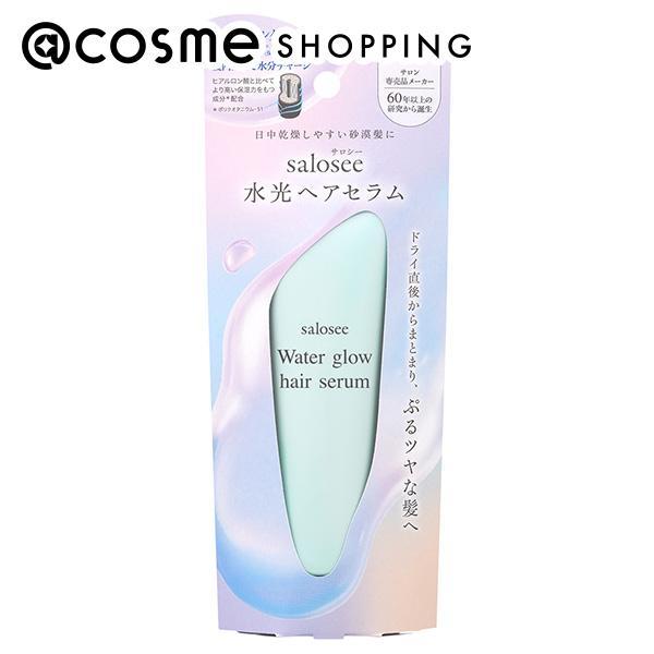 【ドライ直後からまとまり、“ぷるツヤ”な髪へ】サロン専売品メーカー60年以上の研究から誕生した、「サロシー ウォーターグロウヘアセラム」。いつものシャンプー&amp;トリートメントの間に週1〜2回プラスワンするだけ。トリートメント前の水分注...