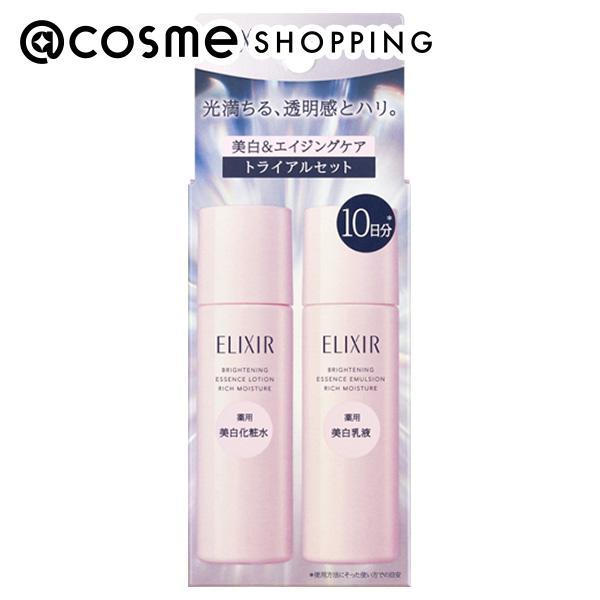 【セット内容】・エリクシール  ブライトニング  ローション  しっとりタイプ  ｃａ　（医薬部外品）  化粧水  30ｍL・エリクシール  ブライトニング  エマルジョン  しっとりタイプ  ｃａ　（医薬部外品）  乳液  30ｍL（販売...