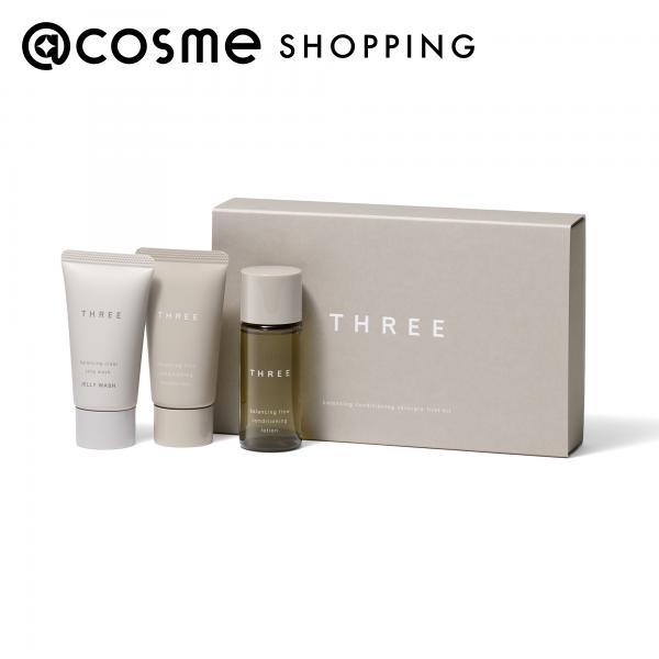 【キット内容】・バランシング クリア ジェリー ウォッシュ 22g・バランシング フロー コンディショニング ローション 28mL・バランシング フロー コンディショニング モイスチャライザー 22mLトライアルや旅行にも便利な、洗顔料がセ...