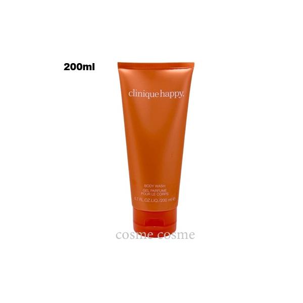 ■メーカークリニーク 　　■商品名ハッピー ボディ ウォッシュ■内容量200ml■商品説明ハッピーの香りがするジェルタイプのボディーウォッシュ。 バスタブにお湯をはる際に入れると、バブルバスとしても使えます。 ※当店の商品は並行輸入品となり...