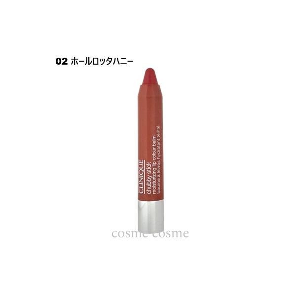 ■メーカークリニーク ■商品名チャビー スティック モイスチャライジング リップ カラー バーム 02 ホールロッタハニ■内容量--■商品説明※使いやすい、繰り出し式のリップカラー。マンゴーバターやシアバター由来のトリートメント成分が可愛い...