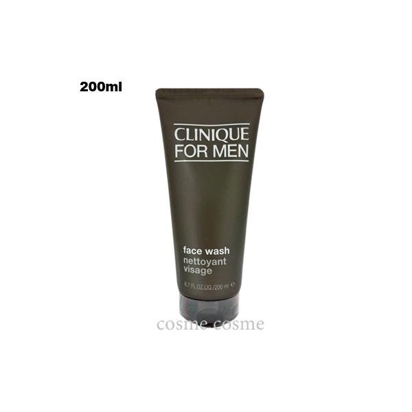 ■メーカークリニーク 　　■商品名フォーメン　フェース　ウォッシュ■内容量200ｍｌ■商品説明汗や皮脂のベタつく汚れをすっきり落とします。穏やかな洗い心地。 ※当店の商品は並行輸入品となります。 ■区分化粧品■製造国ベルギー■広告文責Sev...