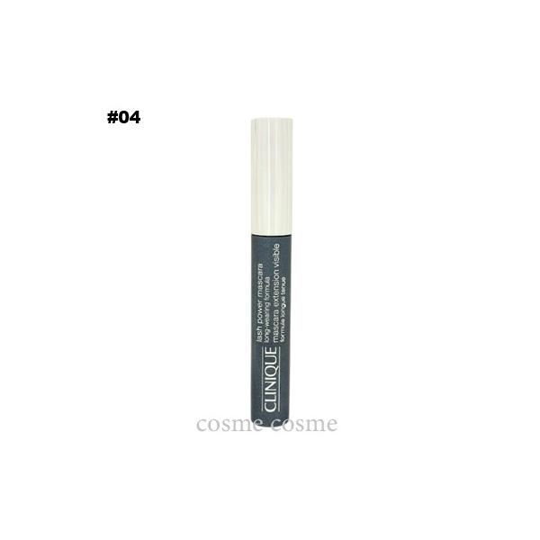 ■メーカークリニーク 　　■商品名　ラッシュ　パワー　マスカラ　ロング　ウェアリング　フォーミュラ　04■内容量6ml■商品説明 すーっと長く伸びたような、繊細ロングまつげに仕上がるマスカラです。 コンパクトなフットボール型ブラシで、短いま...