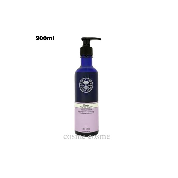 ■メーカーニールズヤードレメディーズ ■商品名シトラスハンドウォッシュ　■内容量200ml■商品説明フレッシュな香りに包まれながら環境に優しく、洗浄力も高いオレンジやレモン、グレープフルーツの精油を配合し、手の汚れをしっかりと落として、手肌...