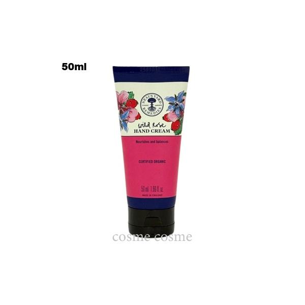 ■メーカーニールズヤードレメディーズ ■商品名ワイルドローズハンドクリーム■内容量50ml■商品説明ローズヒップオイル（カニナバラ果実油:保湿成分）をはじめ、オーガニックオイルをふんだんに使用したハンドクリーム。 しっとりふっくら潤いのある...