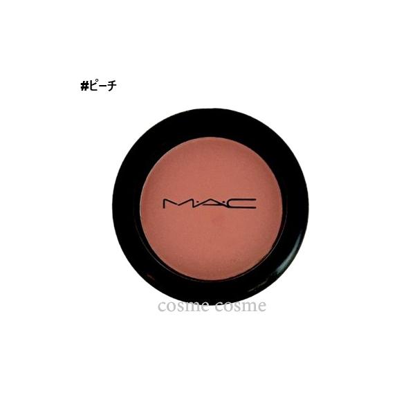 ■メーカーM・A・C　マック　　■商品名パウダー　ブラッシュ　#ピーチ■容量-■商品説明 カラーバリエーションも豊富なパウダー状チーク。さまざまなテクスチャーがあり、仕上がりにも楽しめます。　 モダンでハイブリッドな仕上がり。     ■区...