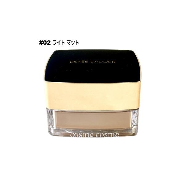 ■メーカーエスティローダー　■商品名ダブル ウェア シアー フラッタリー ルース パウダー #02 ライト マット■内容量9g■商品説明空気のように軽い超微粒子パウダーが、肌の欠点を瞬時にカバーし、オイルコントロールしながらなめらかな陶器肌...