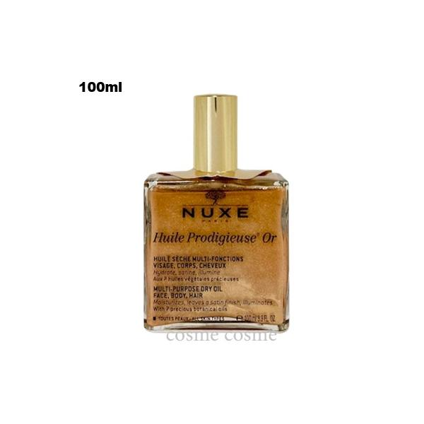 ■メーカーニュクス ■商品名プロディジュー　ゴールド　オイル■内容量100ｍｌ■商品説明   プロディジュー オイルにゴールドパールを配合した、1本で顔・体・髪を保湿する植物オイル配合のマルチユースオイルです。 つけた瞬間肌になじみ、栄養を...