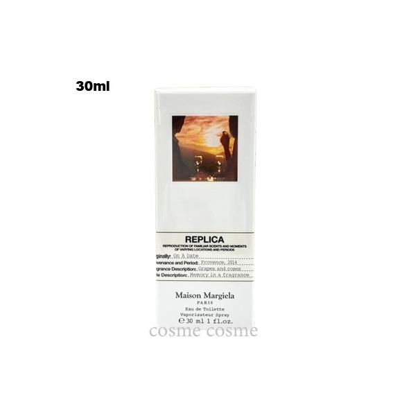 ■メーカーメゾンマルジェラ ■商品名レプリカ オードトワレ オン ア デート■内容量 30ml■商品説明ジューシーなブドウのフルーティな香りを、気品あるワイルドローズがやさしく包み込む香り。 特別なデートの胸が高鳴る瞬間を表現した、ロマンテ...