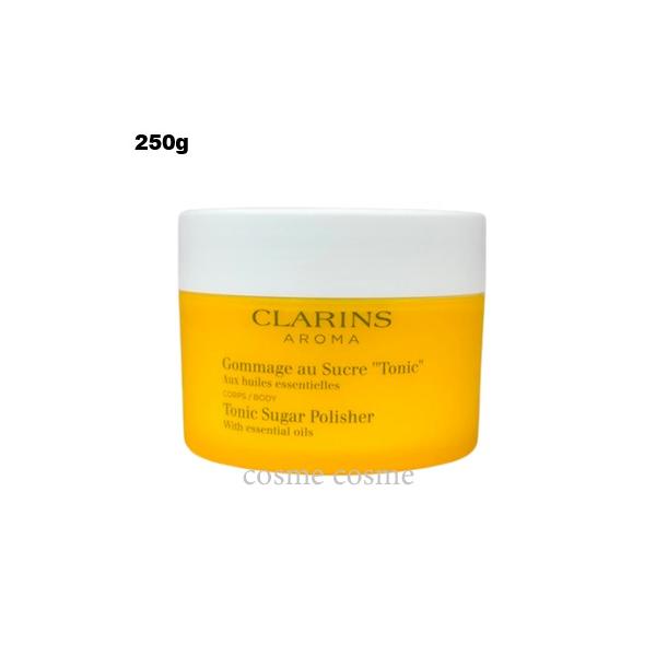 ■メーカー クラランス■商品名ボディポリッシャー トニック■内容量250g■商品説明アロマの香りに包まれて、トリートメントしながら角質ケア！ 同時にエッセンシャルオイルの香りが気分をリフレッシュさせてくれます。 至福のバスタイムのために、週...