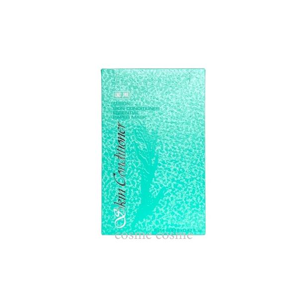 ■メーカーアルビオン■商品名薬用スキンコンディショナー エッセンシャル ペーパーマスク N■内容量14ml×8枚入■商品説明肌に心地よくフィットし、うるおいを与えるシートマスクです。 化粧水をたっぷり含ませたシートが、角層までうるおいを届け...