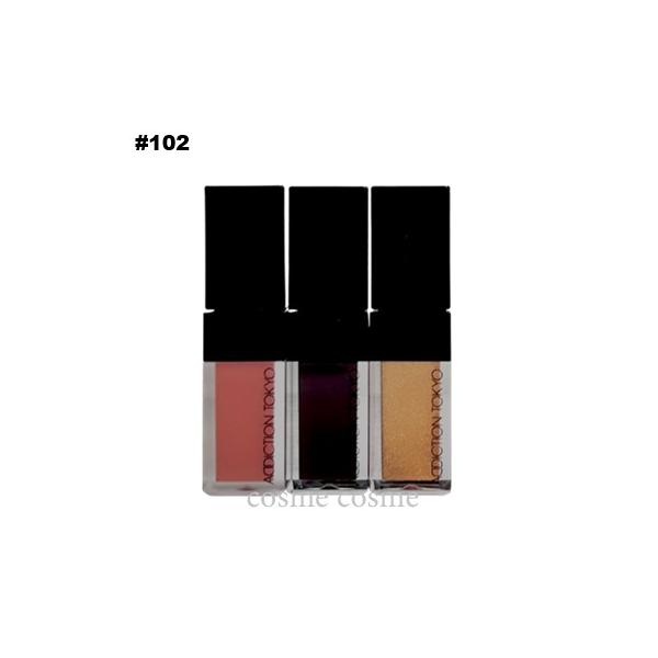 ■メーカーアディクション　■商品名ミニ リップ トリオ ファンタジー フリーフォール(限定品) #102 Floating Free ■内容量-■商品説明多彩なマット リップ&amp;リップ オイルで唇にときめきを。 3色のリップセット。 ...