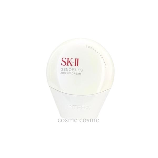 ■メーカーSK-II ■商品名ジェノプティクス エアリーUV クリーム■内容量 30g■商品説明SPF50+、PA+++ 美容成分たっぷり配合のノーカラータイプ日焼け止め。 なめらかなテクスチャーで肌なじみ良く、UVケアや化粧下地としてもご...