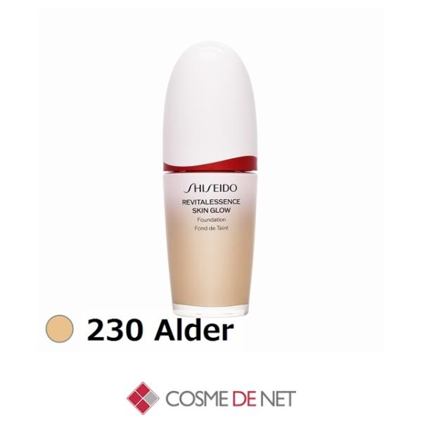 資生堂 エッセンス スキングロウ ファンデーション 30ml 230 Alderナイアシンアミド・ケフィア発酵エキスGLを配合して肌のうるおいうるおいヴェールをサポート。みずみずしく軽やかにのび、乾燥による小じわを目立たなくしながら、つけた...