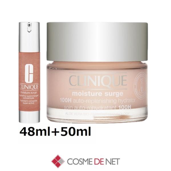クリニーク モイスチャー サージ ハイドレーティング コンセントレート ＋ ジェルクリーム 100H セット 48ml+50ml セット内容CLINIQUE クリニーク モイスチャー サージ ハイドレーティング コンセントレート 48ml ...