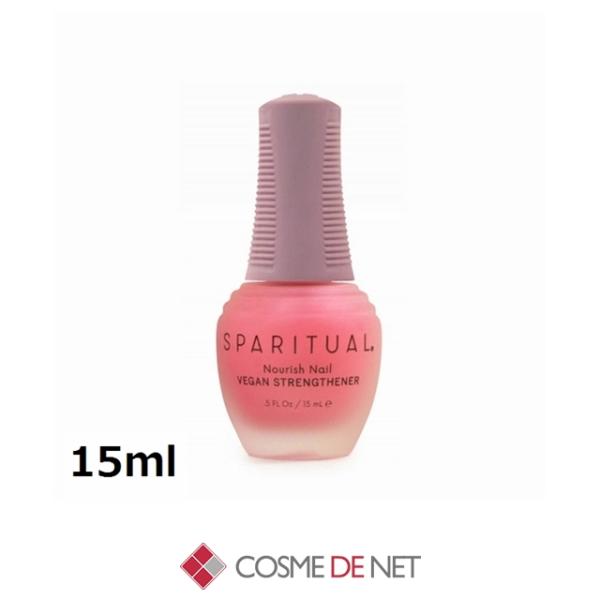 スパリチュアル ネイルストレンスナー 15ml 傷んだお爪の強度と弾力性を補います！保湿成分として、マダケ根茎エキス、クロレラエキス、ヘンプシードオイル、茶葉エキスを配合！上記の保湿成分が、乾燥や外的要因によるダメージで傷んだ爪に、強度と弾...