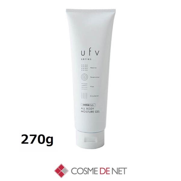 ufv オールボディモイスチャージェル 270g めぐりに着目した全身ボディジェル。スキンケアやマッサージ、頭皮のケアにも。うるおいに満ちた肌を保ちたい。かろやかとしたボディラインに憧れる。そんな美の願いによりそうボディジェル。めぐりに着目...
