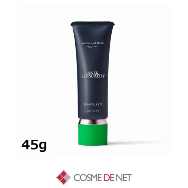 シン ピュルテ マインドフルハンドセラム INNER SENSUALITY 45g 美容液級のリッチなハンドケアで、ふっくら潤いを。ぷるぷるとした復元性のある弾力ジェルが、肌へ伸ばすと隅々まで潤いを届けるローションへ変化する新感覚な使用感を...