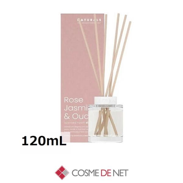 アロマセラピーカンパニー Naturals リードディフューザー ローズジャスミン＆ウード 120mL シンプルなデザインの中に温かみを感じる、ナチュラルズの名に相応しいリードディフューザー。 爽やかで優しい香りが部屋を包み込みます。The...