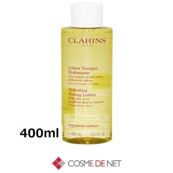 クラランス トーニング ローション SP ドライ／ノーマル 400ml 植物を研究し続けているクラランスは、美肌の鍵を握る肌フローラに着目。プレバイオティクスコンプレックス、アロエエキス配合、豊かな植物の恵みを凝縮したローションが乾燥しがち...