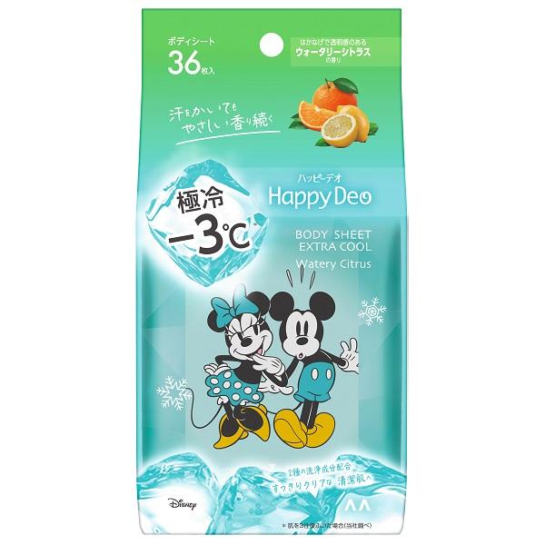 普段の肌温度から-3°Cのキーンと冷たいクール肌に導く「極冷」タイプのボディシート。2種の洗浄成分と乳酸（角質柔軟成分）配合で、優しくふき取るだけで汚れをしっかりオフして清潔感のあるクリアな素肌に。●持ち歩くのも楽しいディズニーの新デザイン...