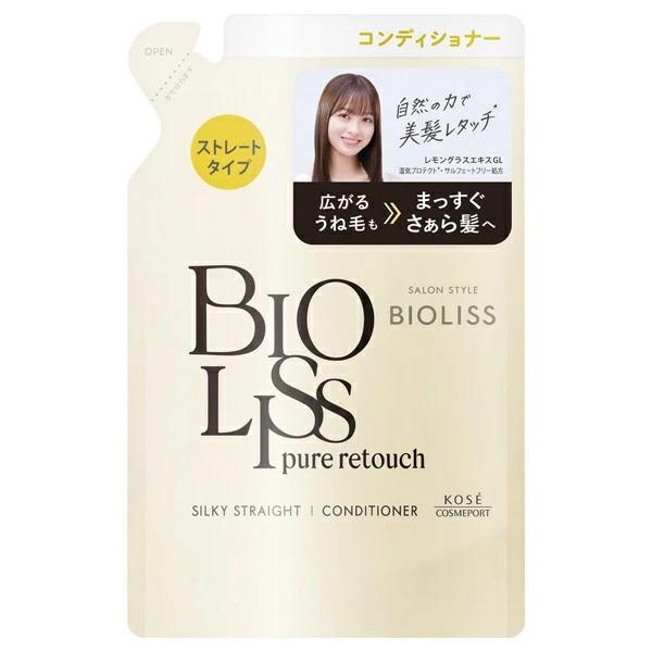 自然の力で美髪レタッチ！広がるうね毛もまっすぐさぁら髪へみちびくストレートタイプのコンディショナー。●美髪のための土台ケア〇うるおいレタッチ・・内側からぷるんとうるおう髪にみちびく〇ツヤレタッチ・・透きとおるようなツヤを放つ〇ダメージレタッ...