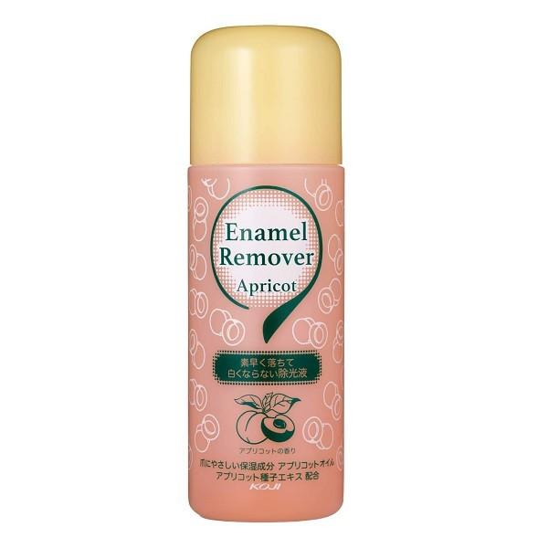 ネイルエナメルがすっきり落ちてうるおいをのがさない、素早く落とせる除光液。●アセトンタイプ●保湿成分配合アプリコットオイル(アンズ核油)・アプリコット種子エキス(アンズ種子エキス)●アプリコットの香り