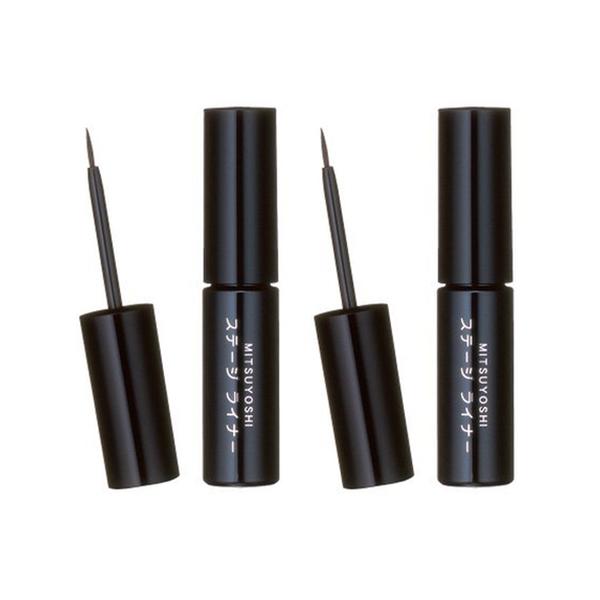 発色の良いリキッド状のライナーです。アイラインや舞台用の目張り、ボディペイントなどに、幅広く使用できます。筆先がしなやかなため、細いラインから太いラインまで描きやすいのが特徴です。汗や水に強いのにぬるま湯で落とすことができるフィルムタイプです。