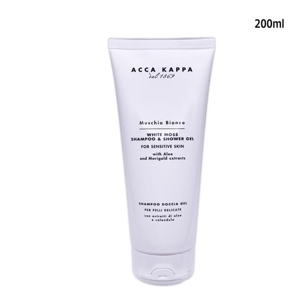 ブランド：アッカカッパ -ACCA KAPPA-商品名：ホワイトモス シャンプー＆シャワージェル内容量：200ml生産国：イタリア種類：シャワージェル商品説明：知性が漂う大人の香りホワイトモス。シャンプーとしてはもちろん、ボディシャンプーと...